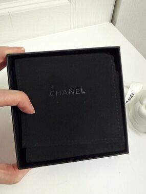 CHANEL | Jewelry | Chanel Gold Crystal Cc Staredged Hoop Earrings ...